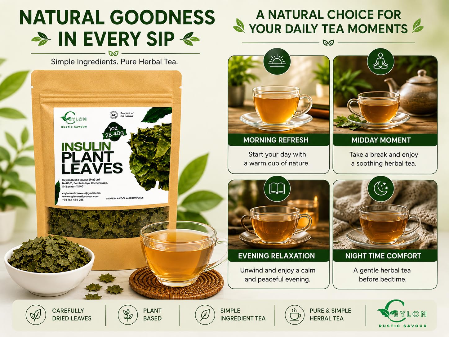 premium quality herbal tea blend