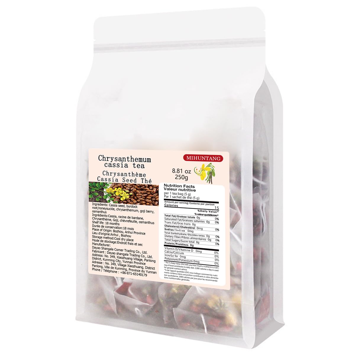 premium quality herbal tea blend