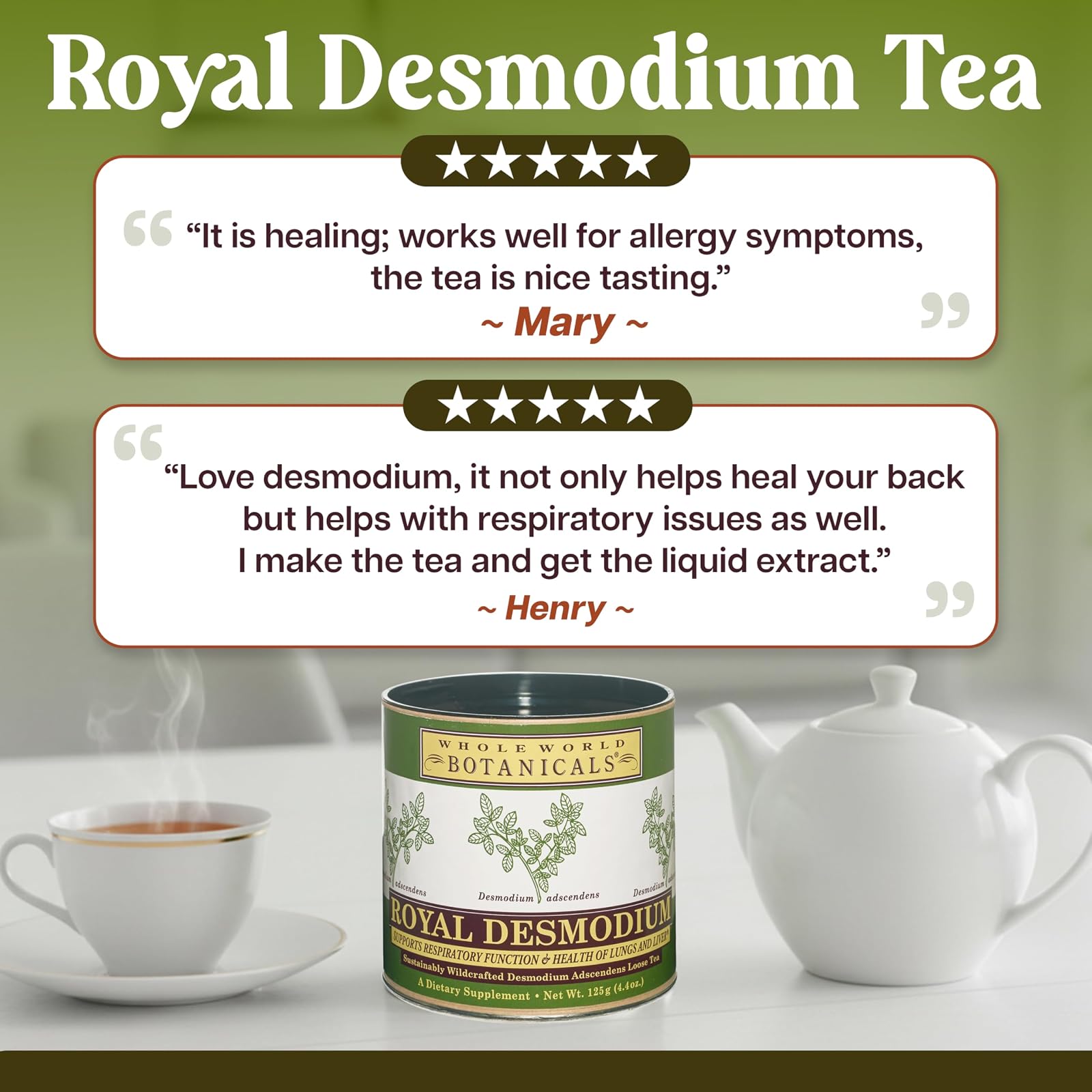premium quality herbal tea leaves