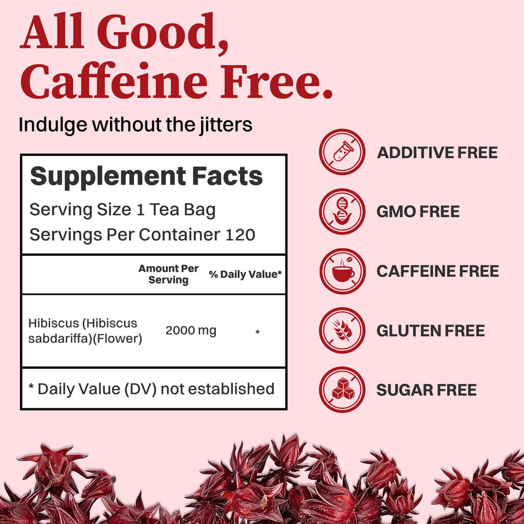 premium quality hibiscus tea bags