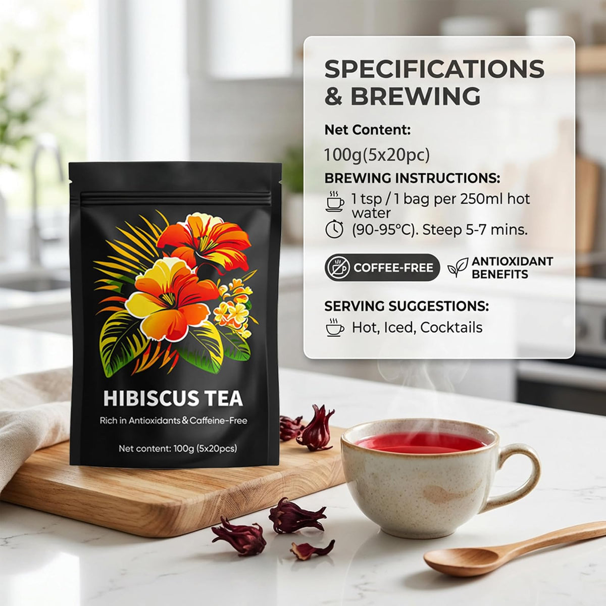 premium quality hibiscus tea
