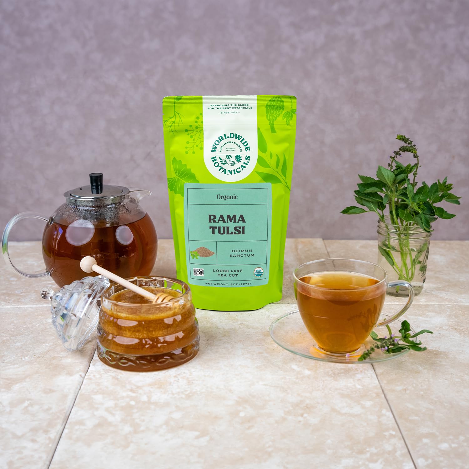 premium quality holy basil tea