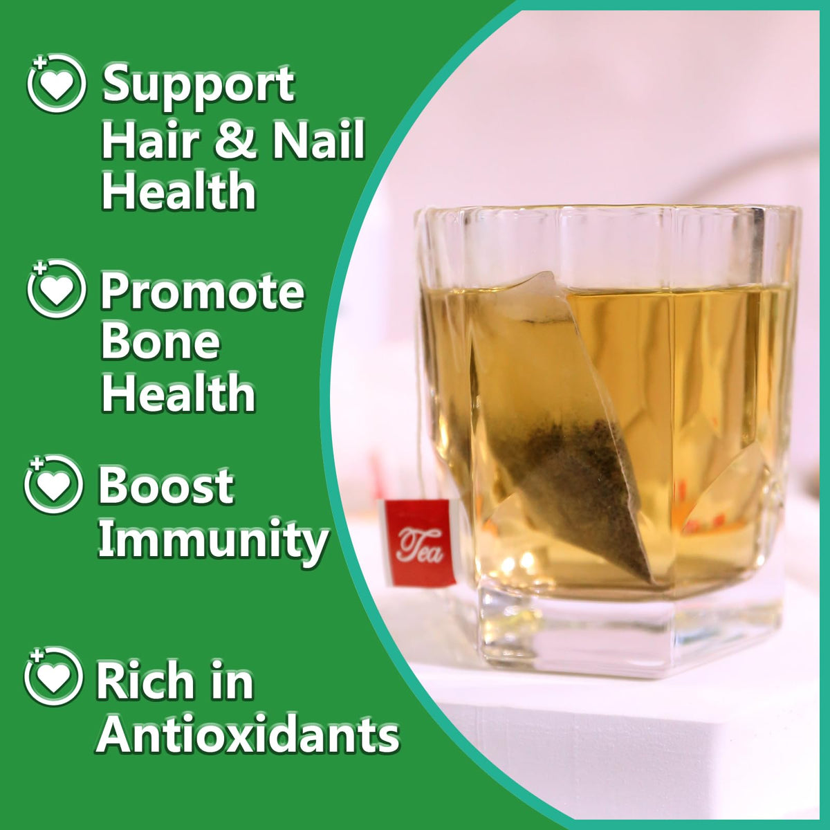 premium quality horsetail tea bags