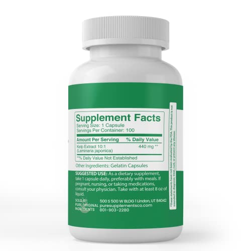 premium quality kelp capsules