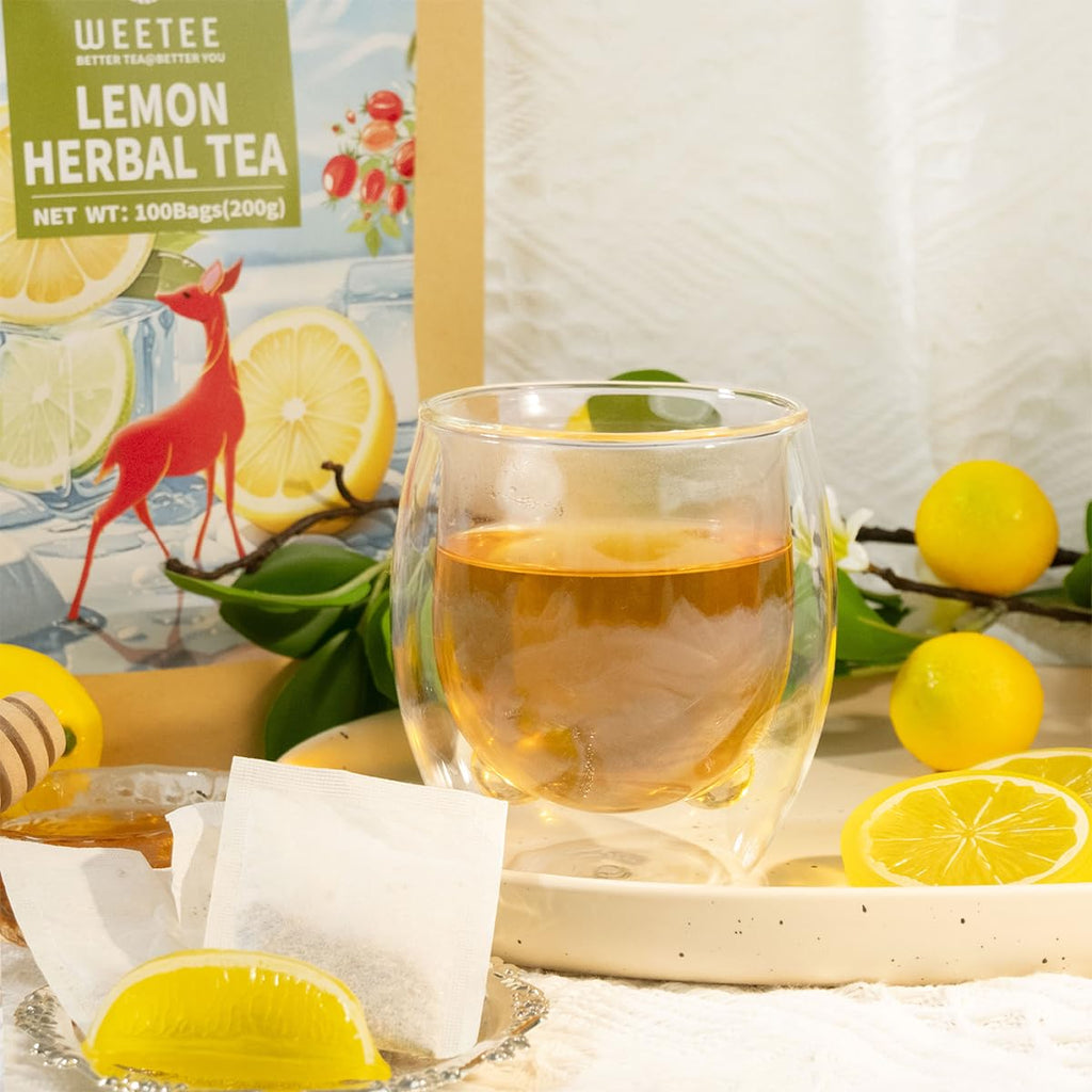 premium quality lemon tea infusion