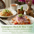 premium quality lemongrass tea bags