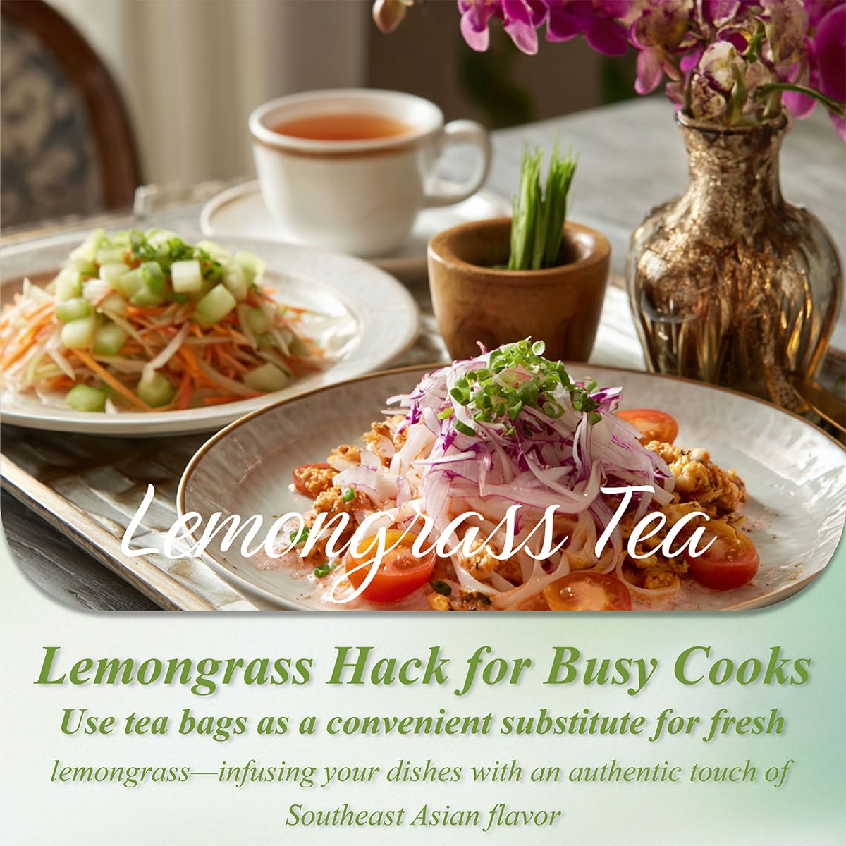premium quality lemongrass tea bags