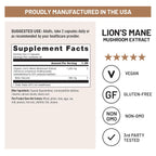 Premium quality Lion's Mane capsules