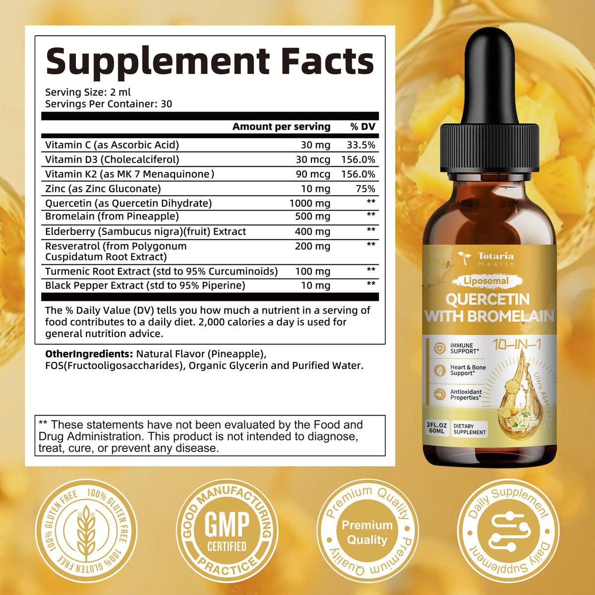 Premium quality liposomal vitamin C