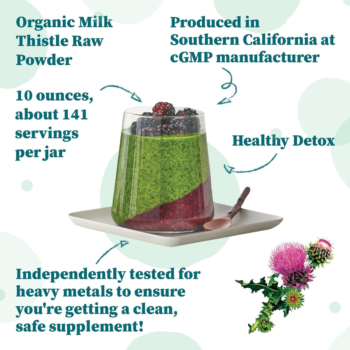 premium quality milk thistle supplement