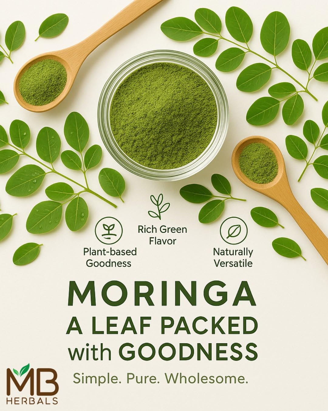 premium quality moringa powder supplement