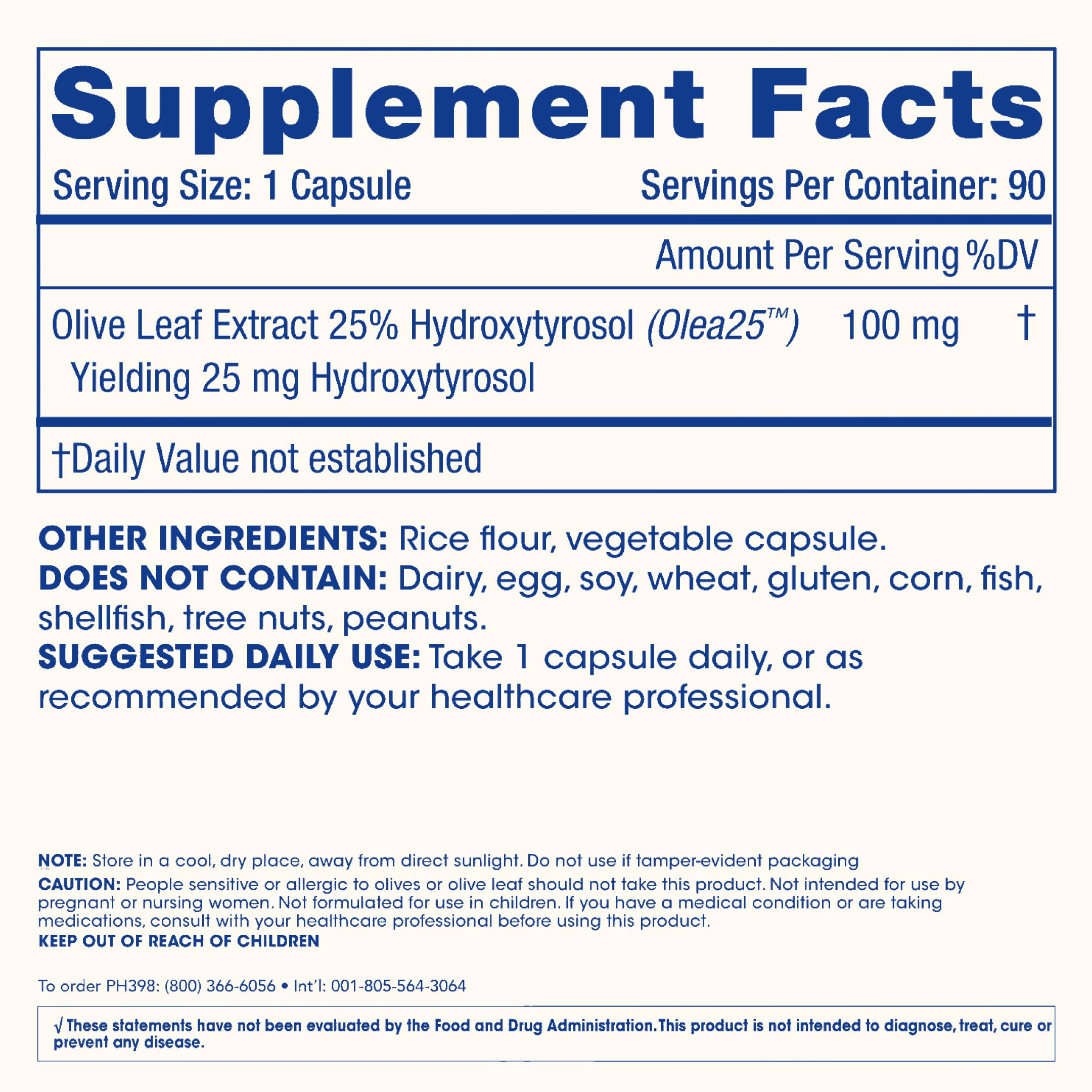 premium quality olive leaf extract
