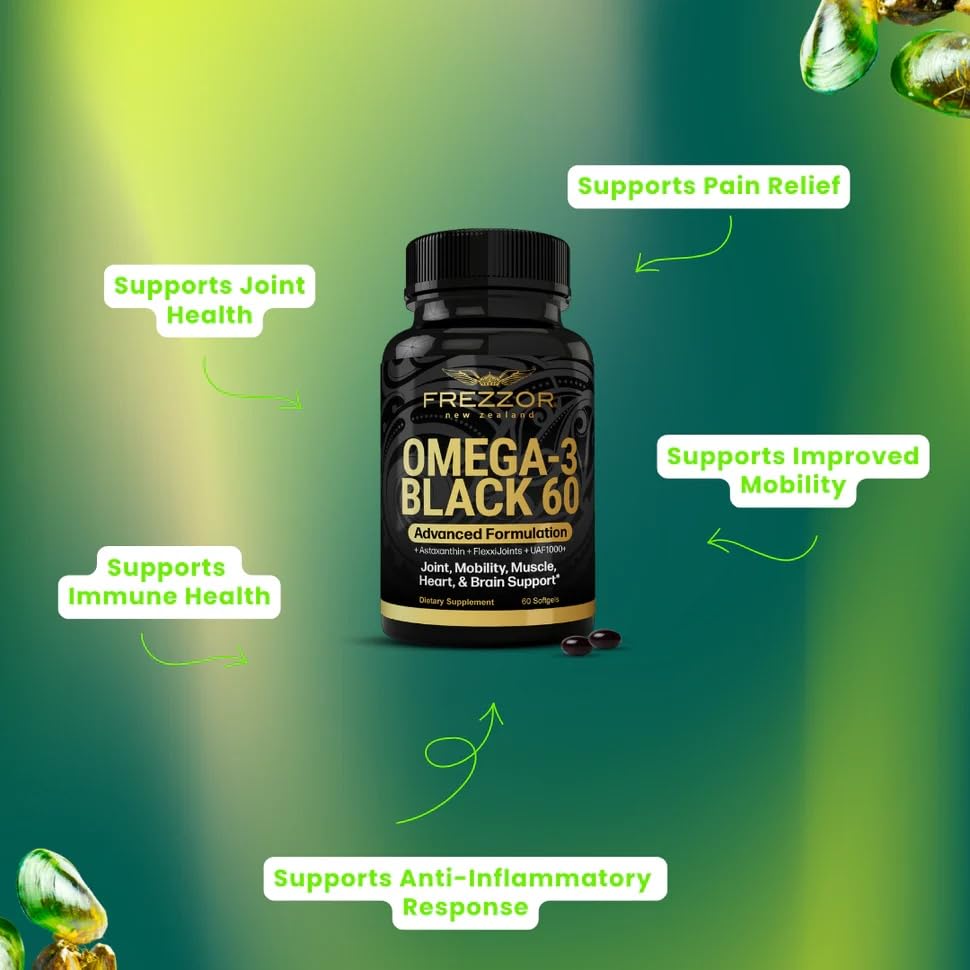 premium quality Omega 3 Black