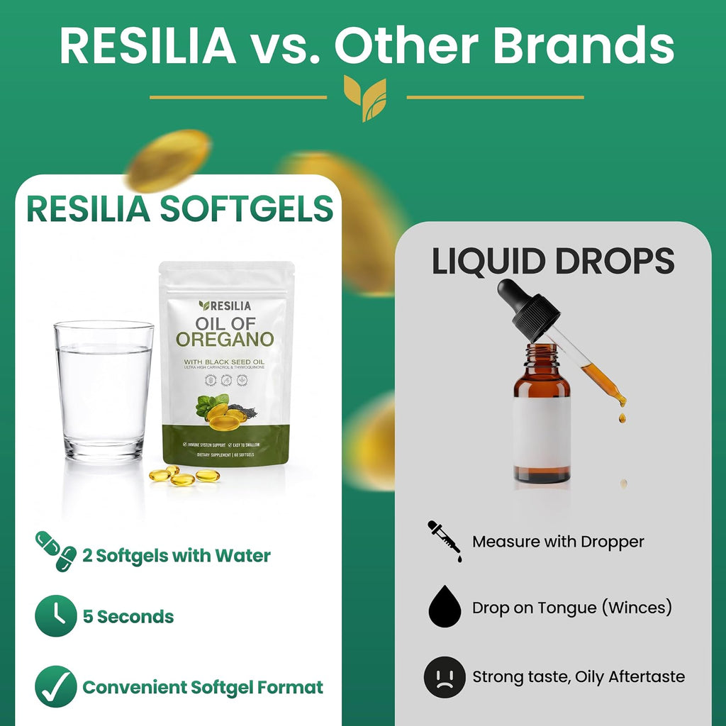 premium quality oregano oil softgels