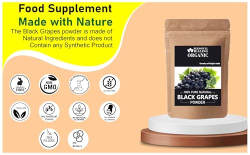 premium quality organic grape powder