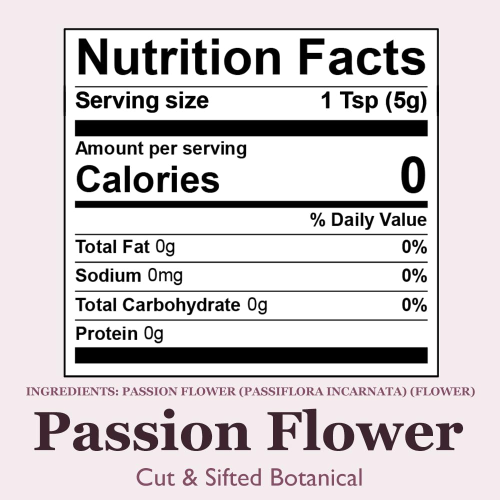 premium quality passion flower tea