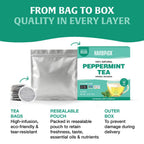 premium quality peppermint herbal tea