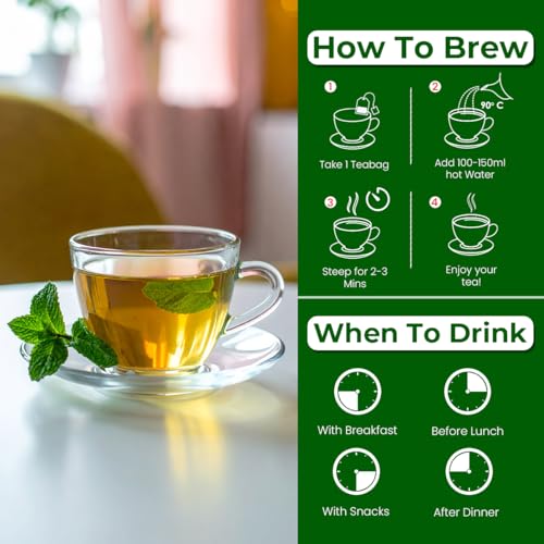 premium quality peppermint herbal tea