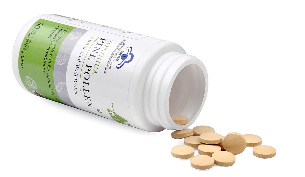 premium quality pine pollen capsules