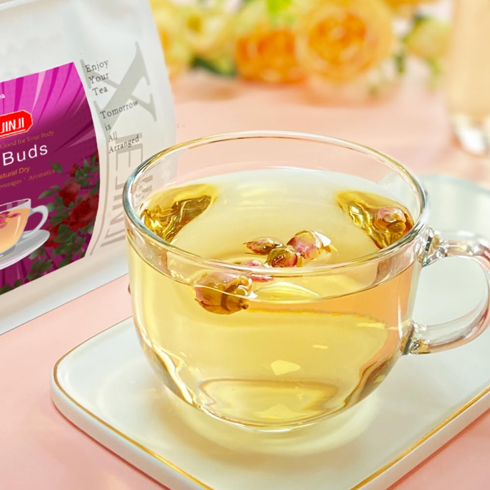 premium quality rose bud tea
