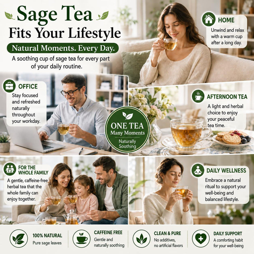 premium quality sage tea bags