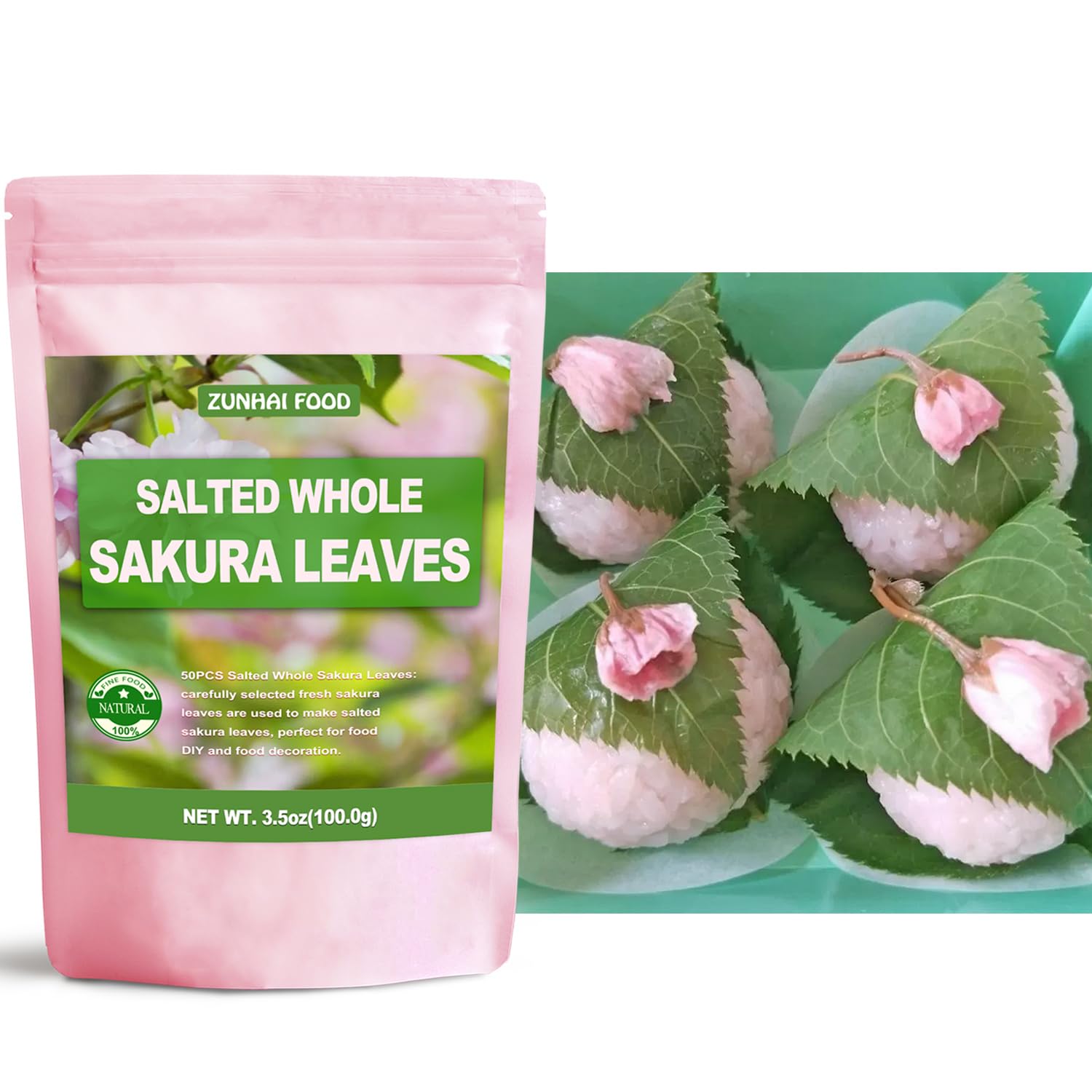 premium quality sakura leaves