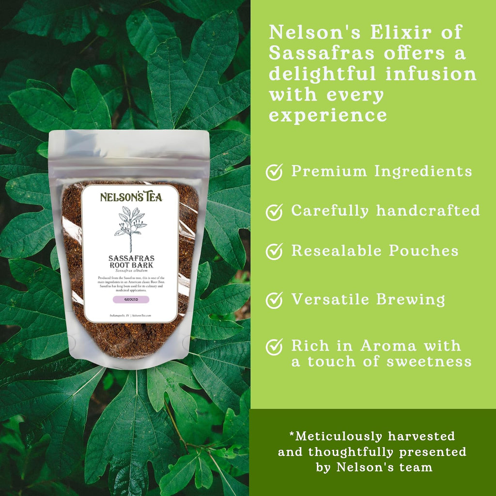 premium quality sassafras herbal tea