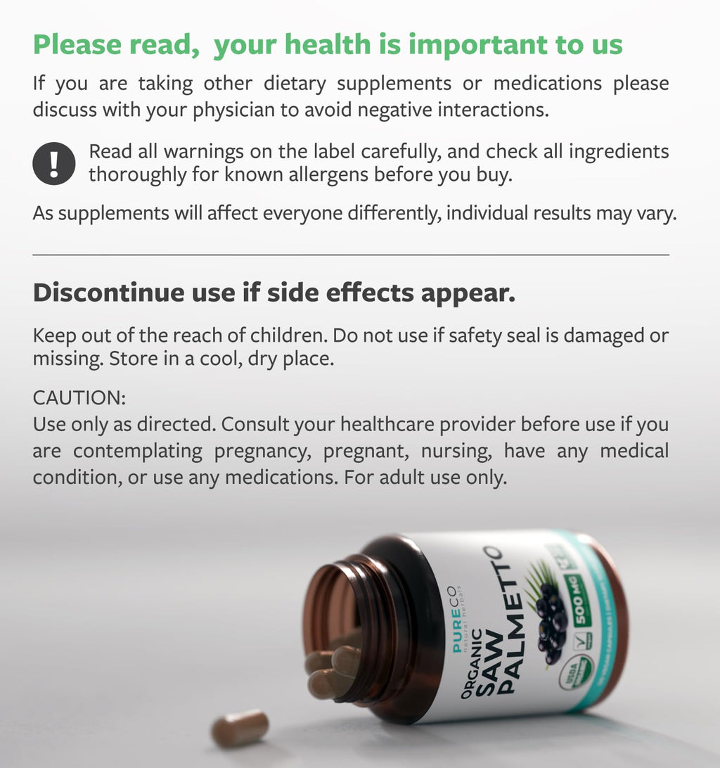 premium quality saw palmetto capsules