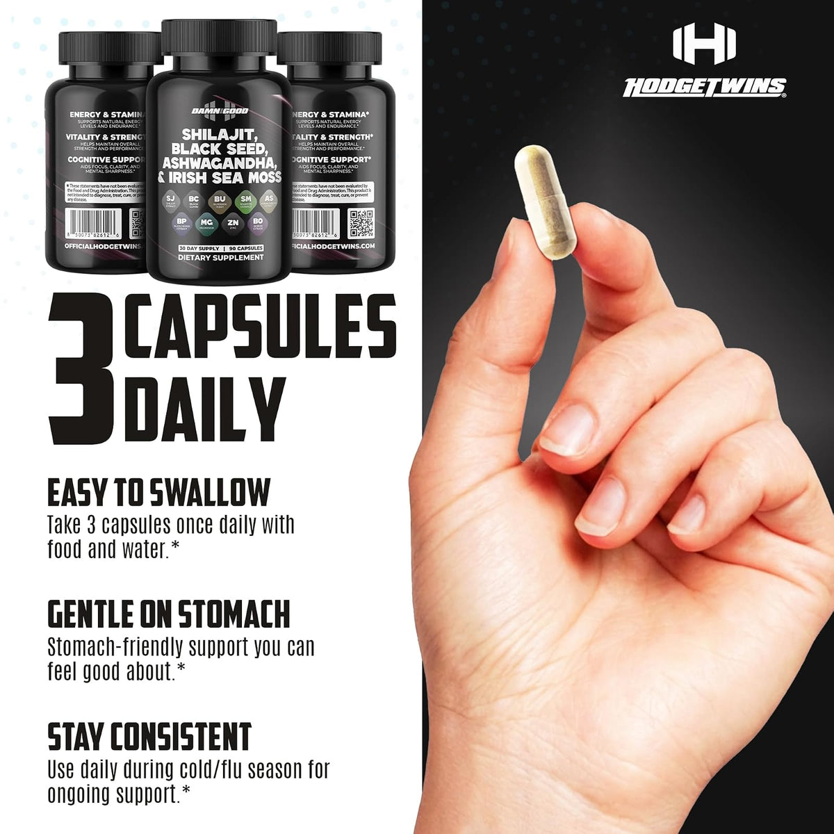 premium quality Shilajit capsules