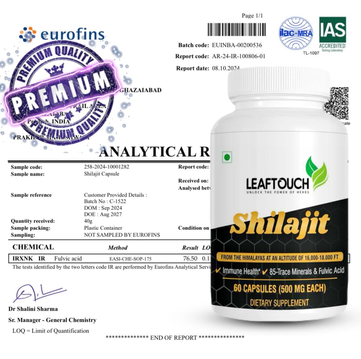 premium quality shilajit for vitality