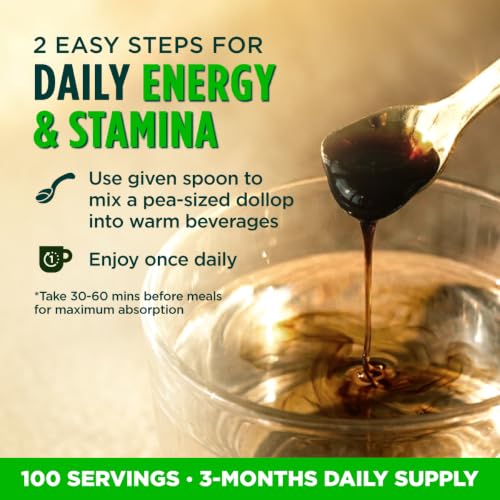 premium quality shilajit resin supplement