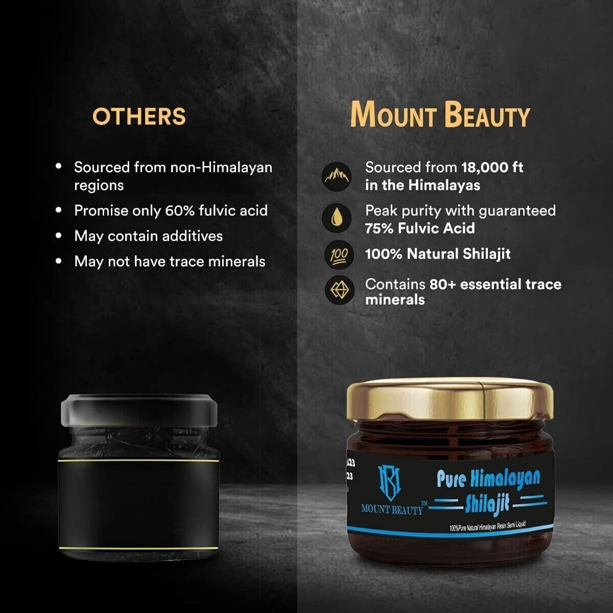 premium quality shilajit resin