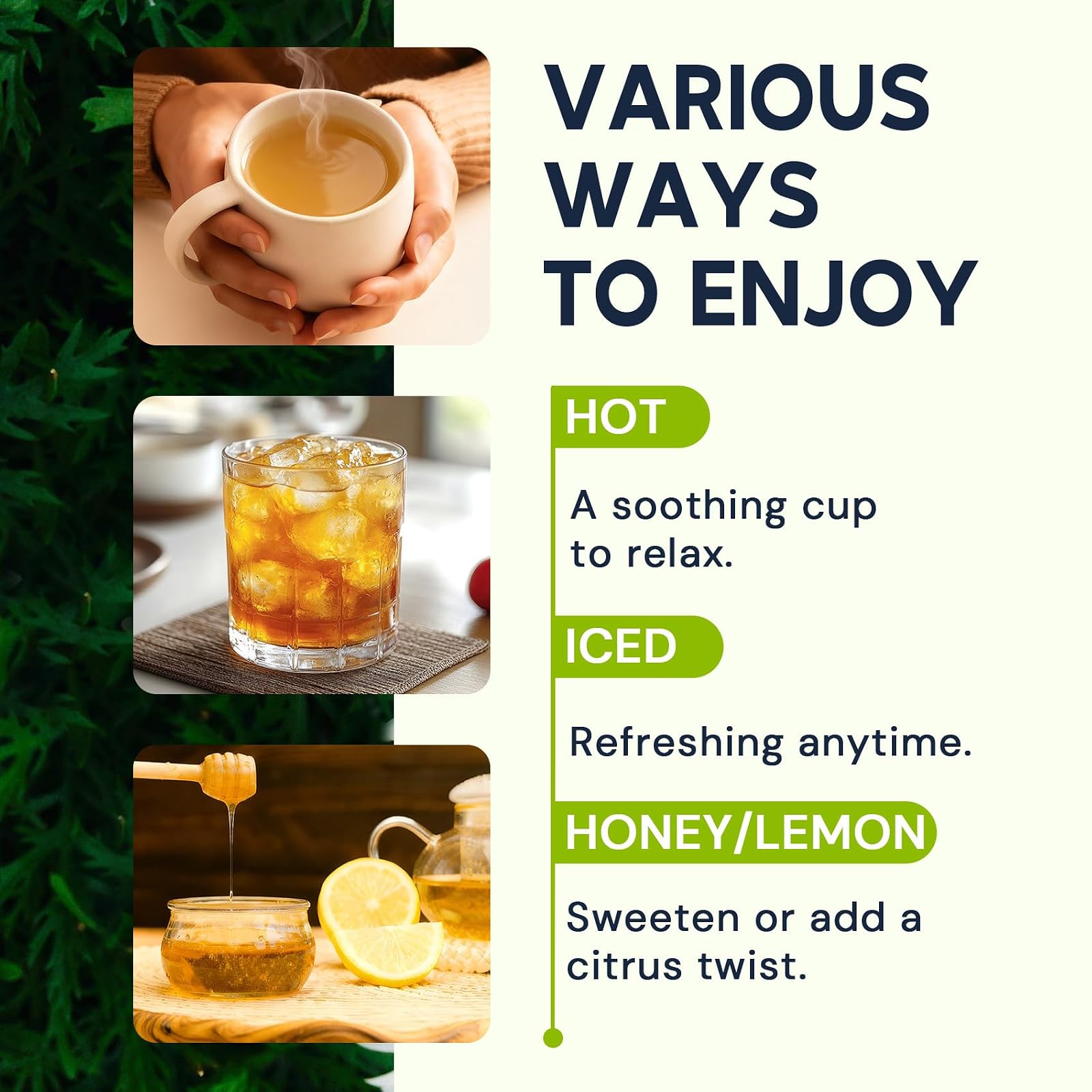 premium quality spearmint tea bags