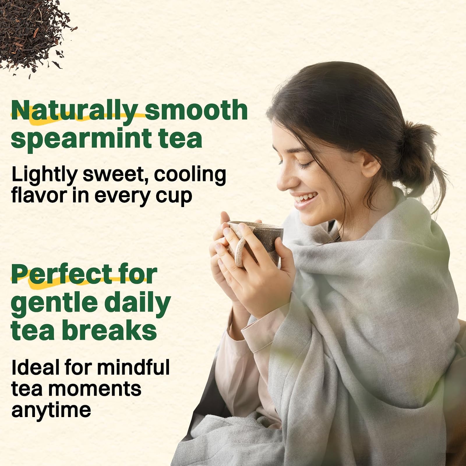 premium quality spearmint tea bags