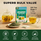 premium quality spearmint tea bags