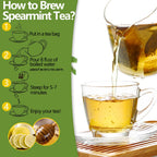 premium quality spearmint tea leaves