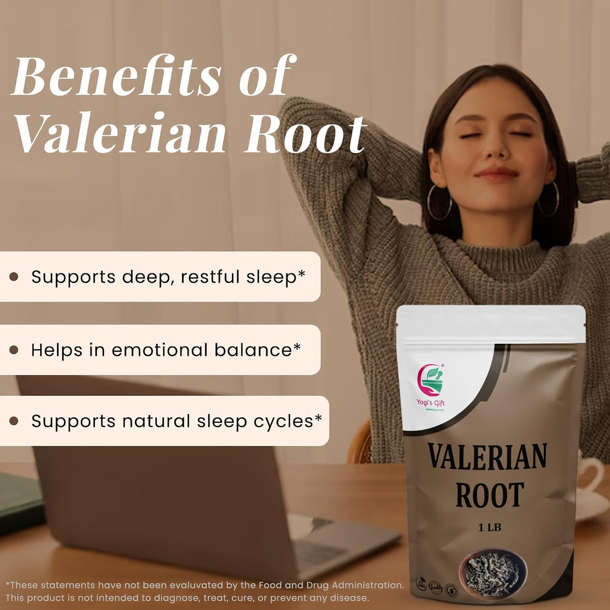 premium quality valerian root tea
