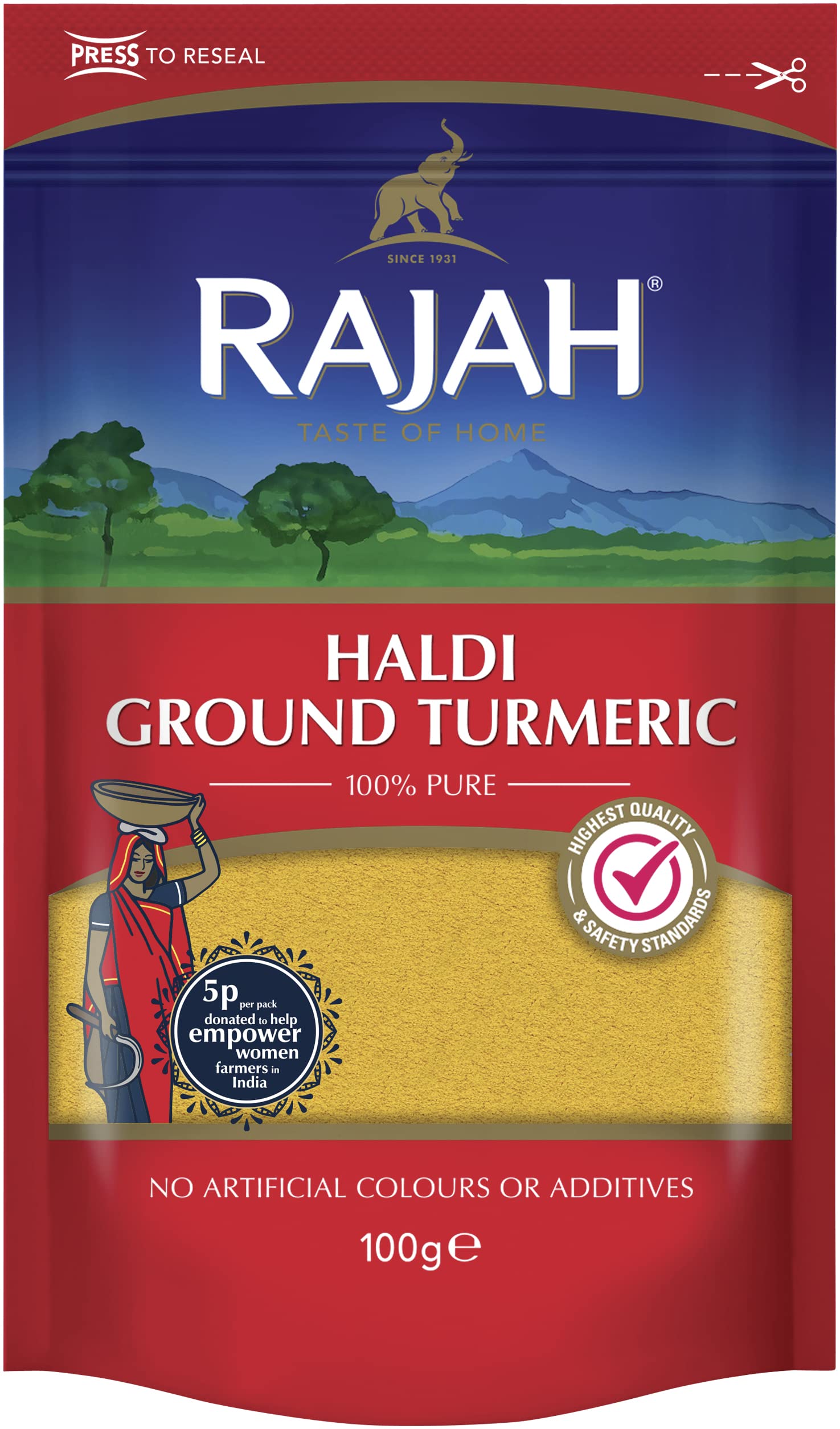 premium Rajah turmeric for cooking