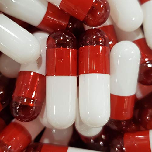 premium red and white capsules