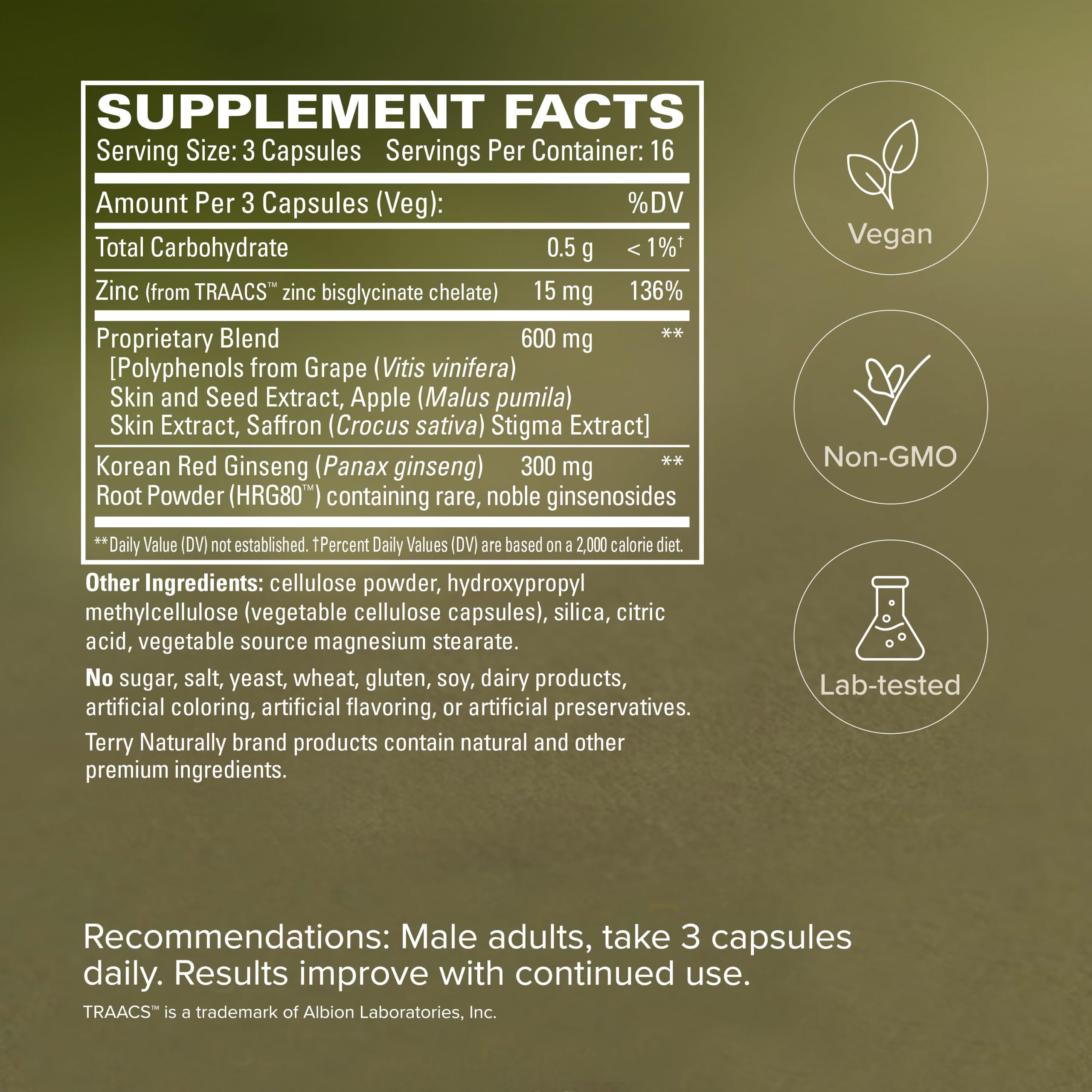 premium red ginseng for men's health