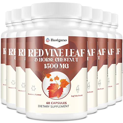 premium red vine leaf capsules for heart health