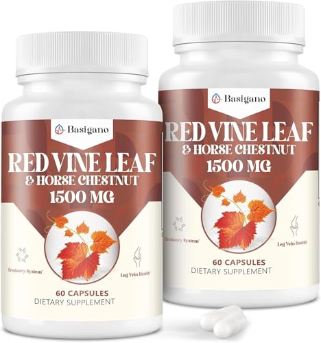 premium red vine leaf capsules for heart health