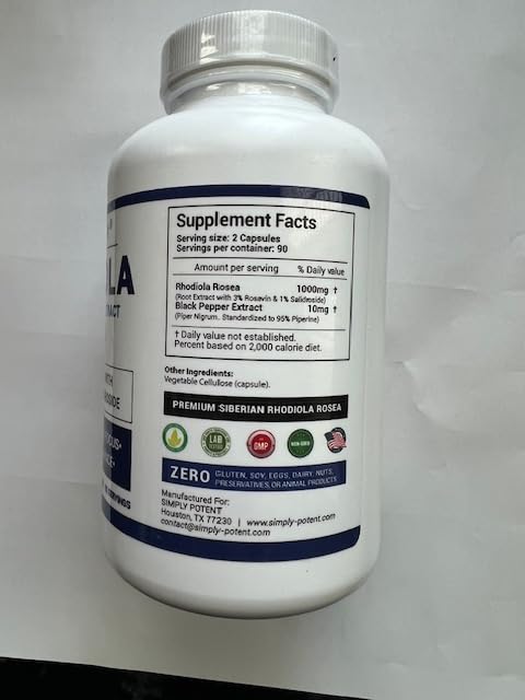 premium rhodiola for vitality