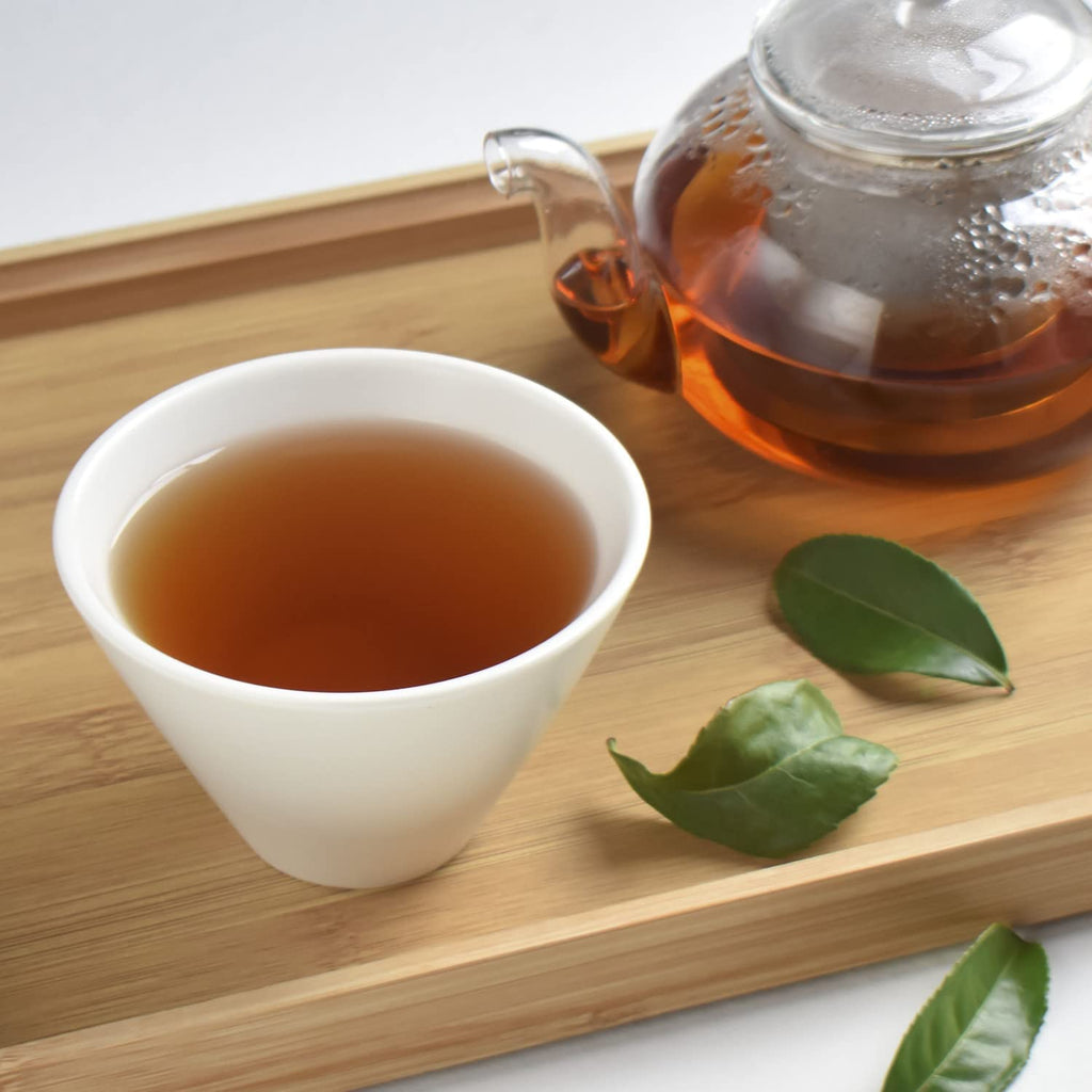 premium roasted green tea leaves