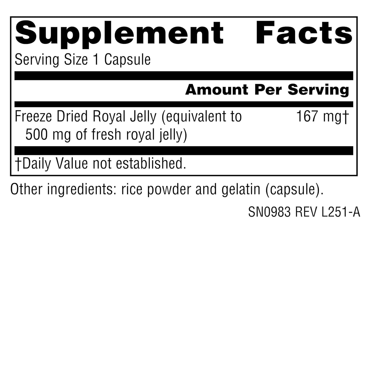 Premium royal jelly supplement Canada