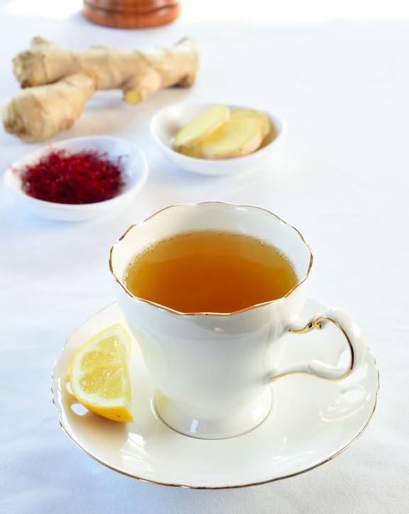 premium saffron ginger herbal infusion