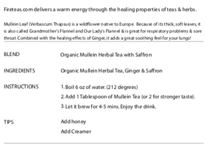 premium saffron infused tea