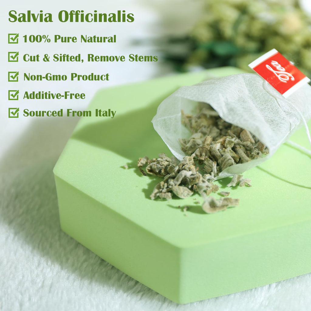 premium sage leaf herbal infusion