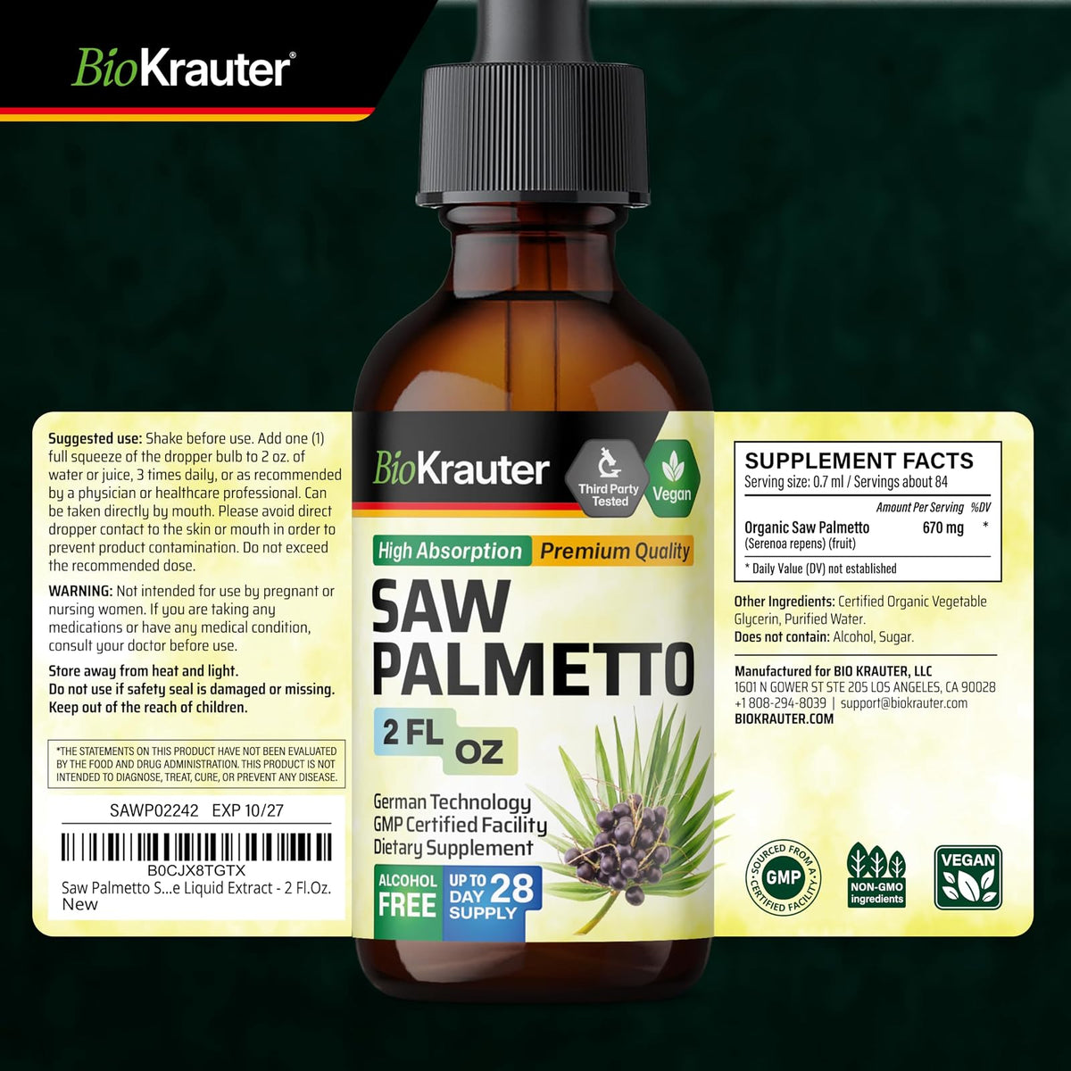 premium saw palmetto for overall vitality