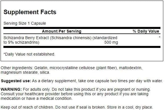 premium Schizandra extract capsules